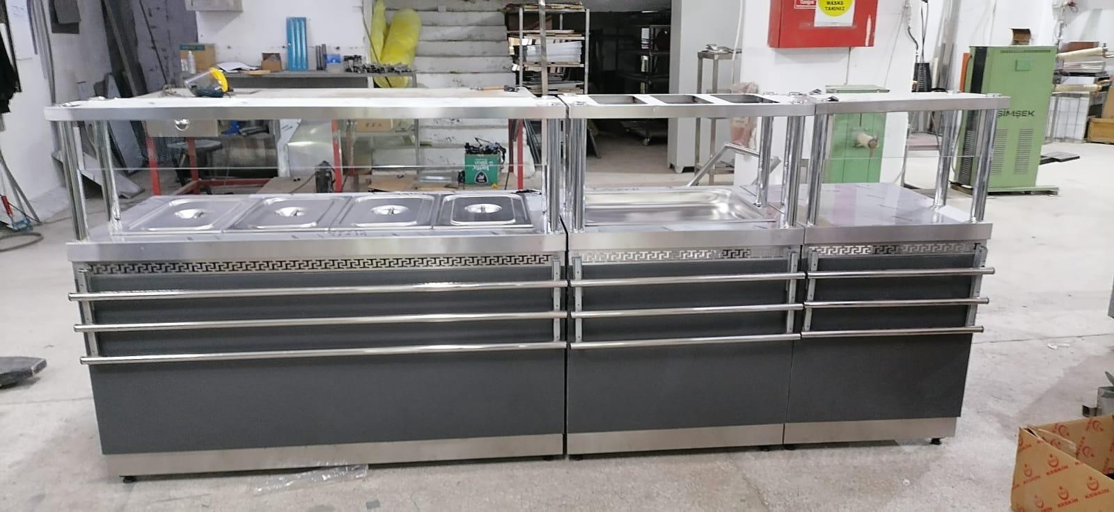 Doğalgazlı benmari yemek servis seti » - Sanayi tipi