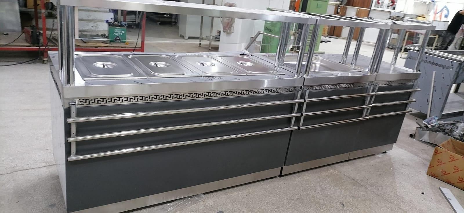 Doğalgazlı benmari yemek servis seti » - Sanayi tipi