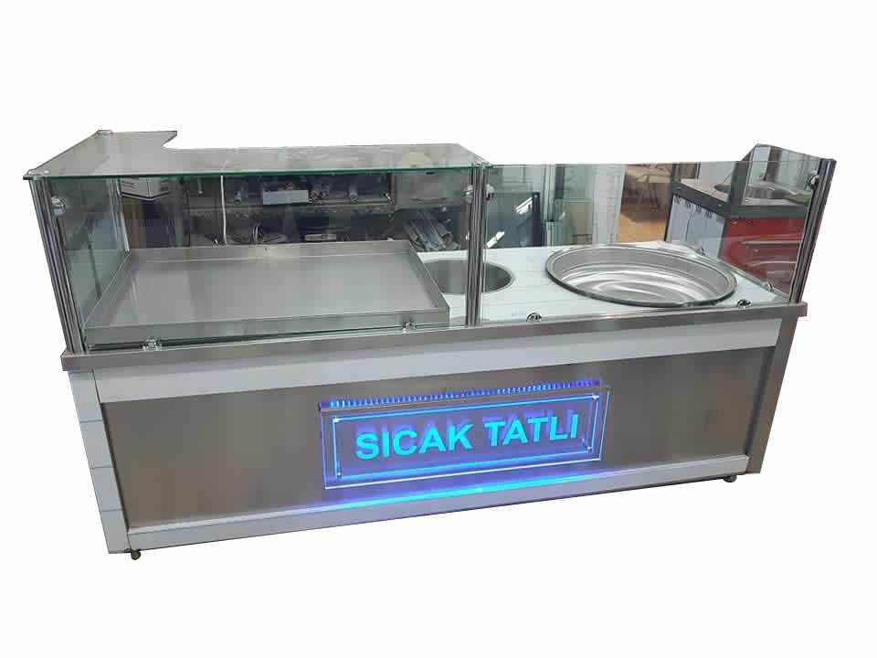 Tatlı Pişirme Şerbetleme ve Teşhir Tezgahı » Tulumba Lokma Makinesi ...