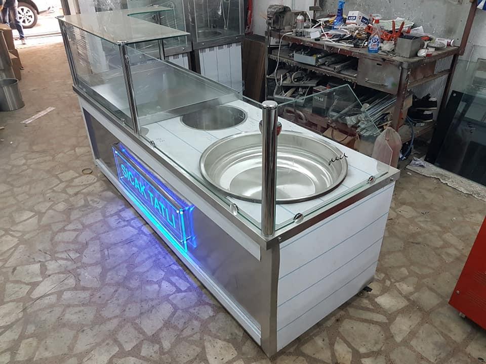 Tatlı Pişirme Şerbetleme ve Teşhir Tezgahı » Tulumba Lokma Makinesi ...